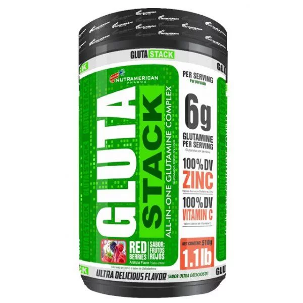 Megaplex gluta stack glutamina en polvo 1,1lbs – Fitness & Supplements